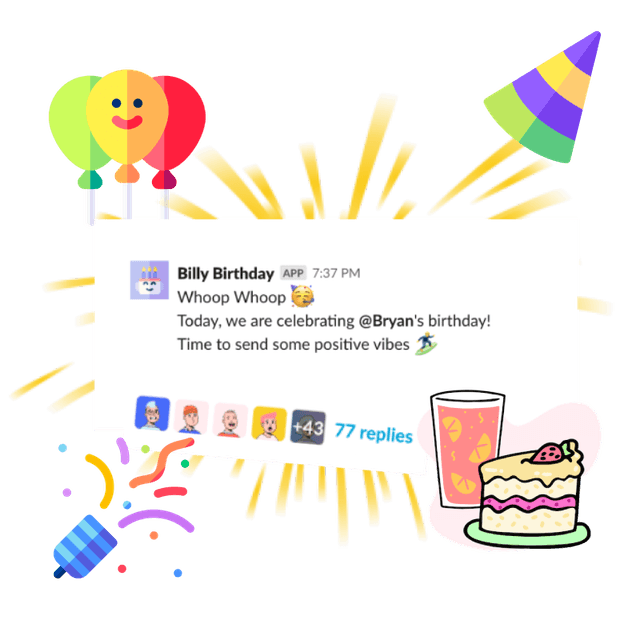 Slack Birthday Bot | Automate Birthdays and Work Anniversaries