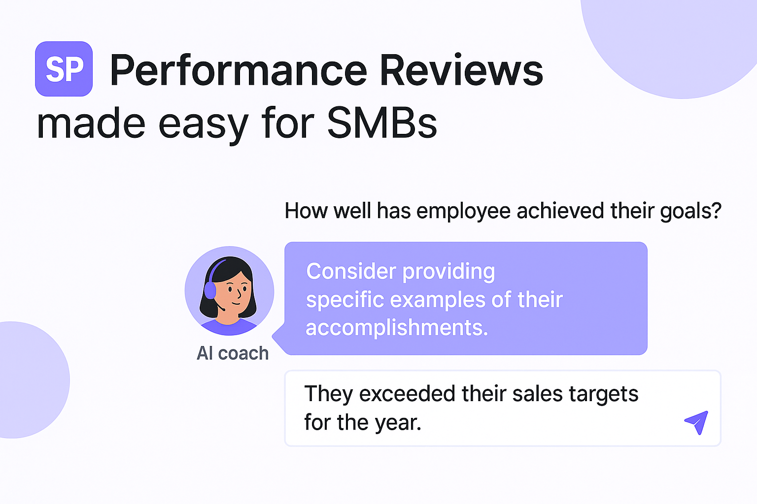 Performance Reviews Made Easy for SMBs | SimplePerf